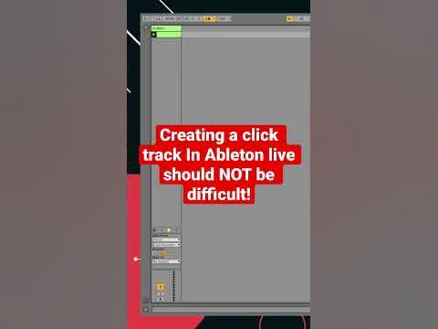 How do you EASILY make a click track In Ableton live in 2023? #abletonlive #musicdirector - YouTube