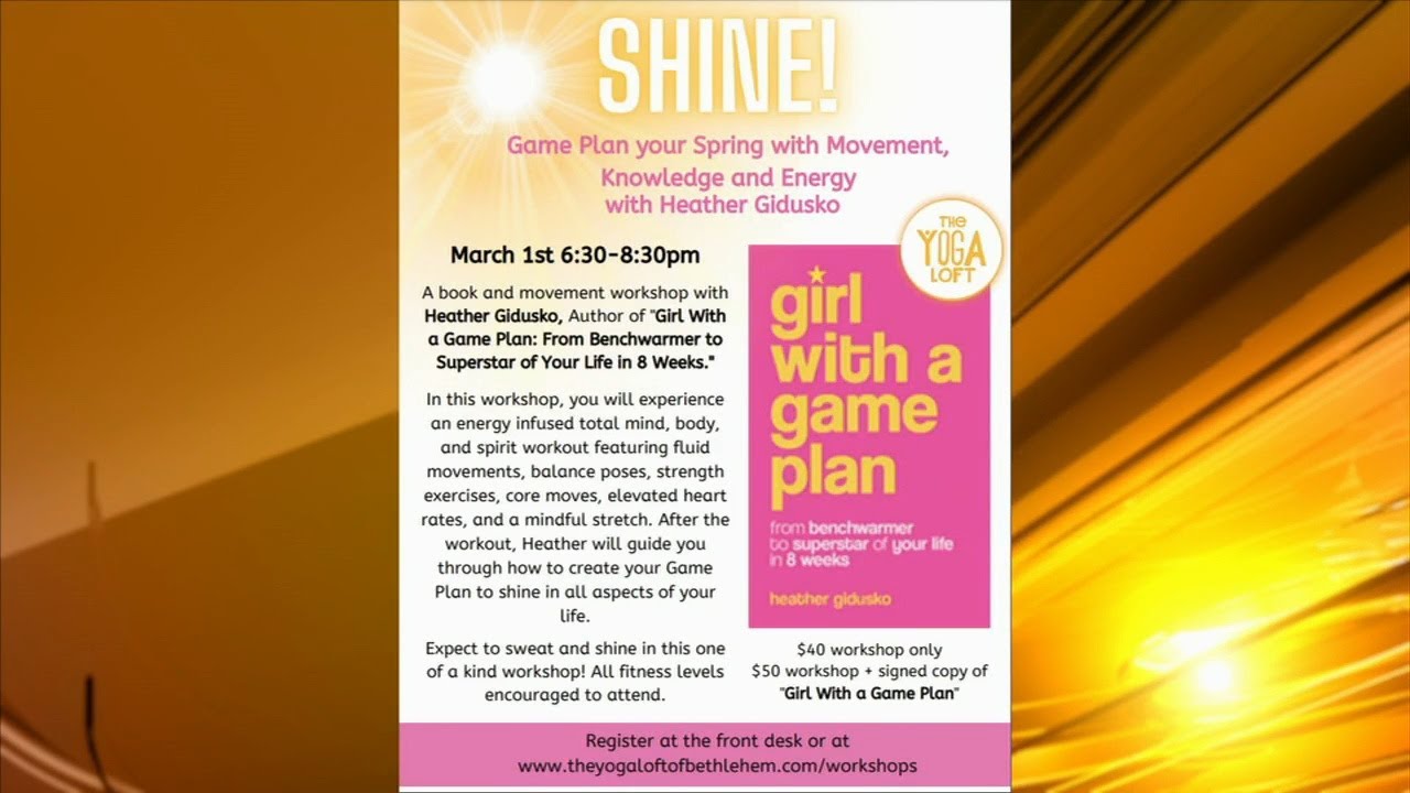 SUNRISE GUEST: Author of "Girl with a Game Plan" Heather Gidusko - YouTube