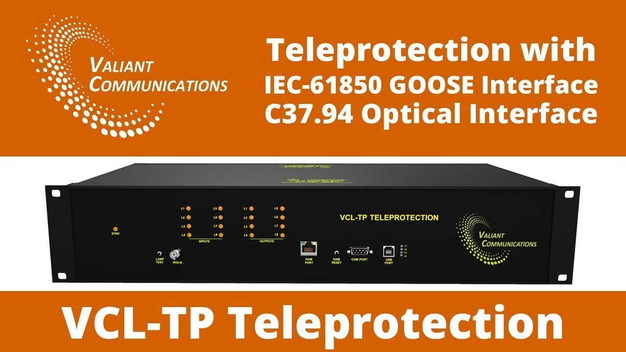 Digital Teleprotection with IEEE C37.94 GOOSE interface || Valiant ...