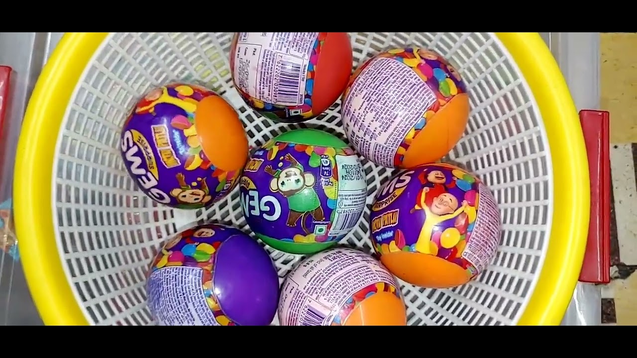 some lot's of Cadbury gems ball 🏀🏈 - YouTube