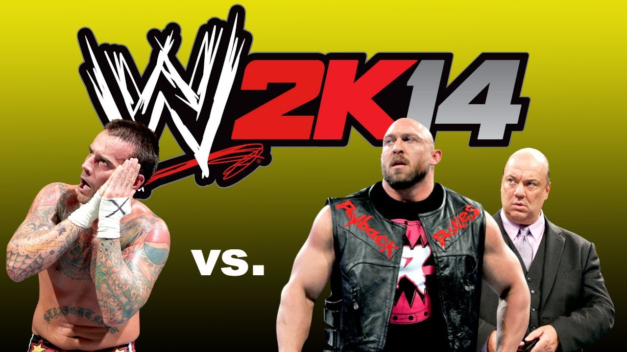 WWE 2K14: CM Punk vs Ryback w/ Manager Paul Heyman - YouTube