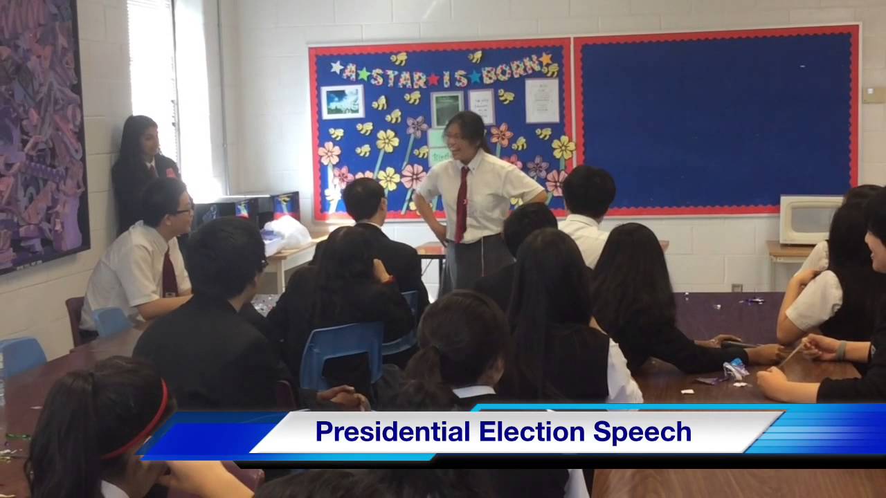 Student Council Election Speech, TCPHS - YouTube