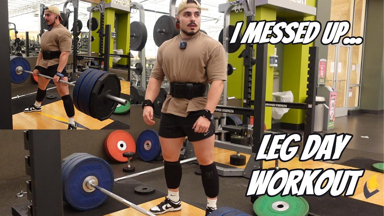 LEG DAY WORKOUT | THROWING SOME WEIGHTS - YouTube