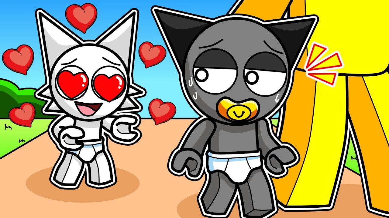 ¡BEBÉ GRAY TIENE UNA FAN LOCA en ROBLOX! INCREDIBOX SPRUNKI - YouTube