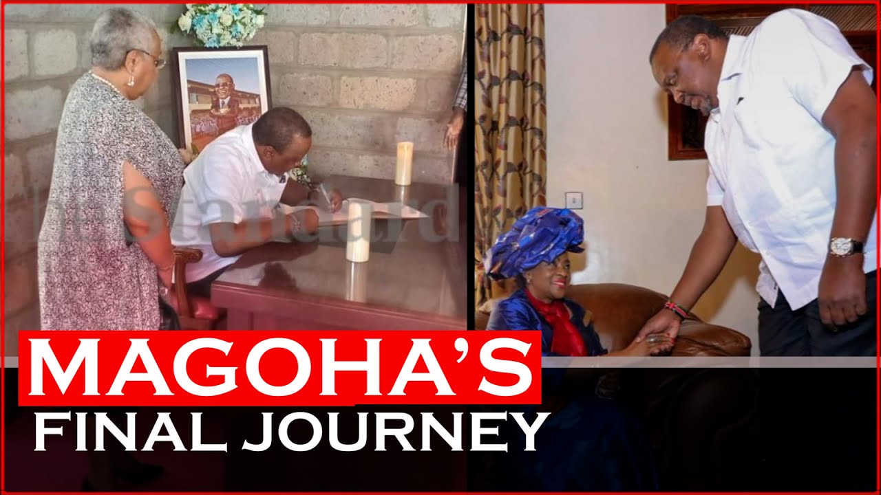Uhuru Kenyatta visits Magoha's family In Final Journey Preparations ...