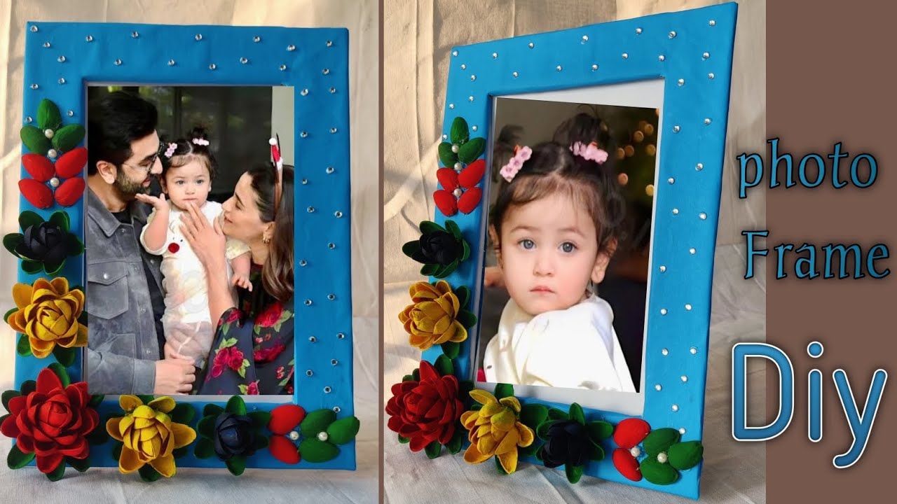 How to make 🤩 photo frame ideas/#viral #photoframe #trending #diy # ...