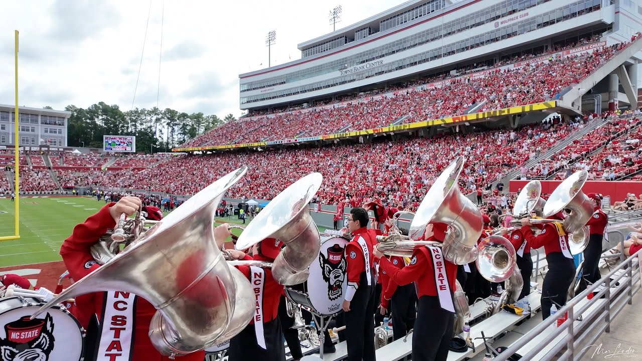 NC State Marching Band - Pep Band (4) at Football Game - 9/14/2024 ...