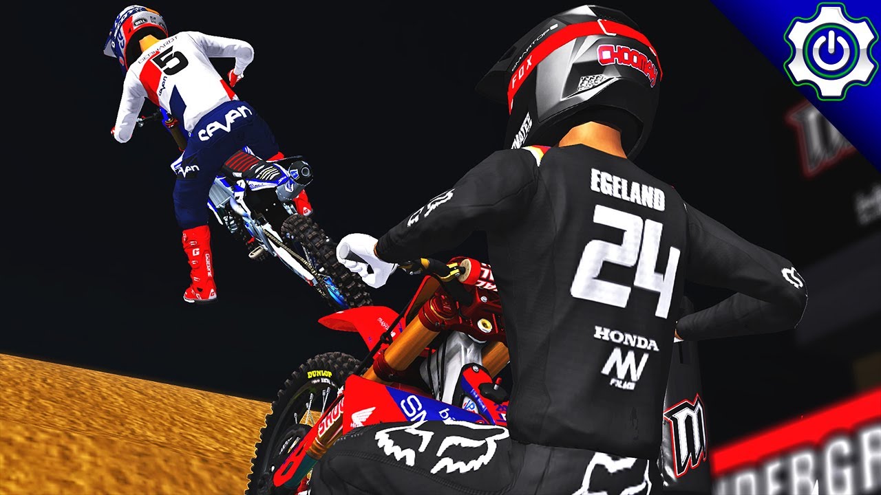 MX Simulator - 2020 MotoOption SX Rd. 1 - Anaheim 1 - YouTube