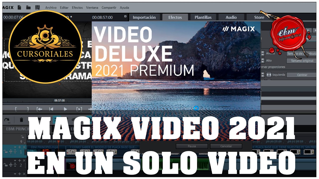 CURSO DE MAGIX VIDEO DELUXE PREMIUM 2021 EN UN SOLO VIDEO - YouTube