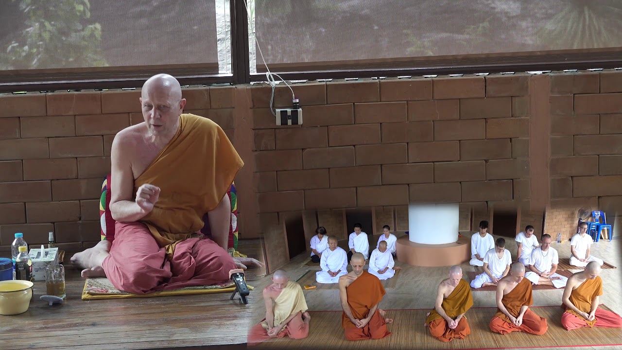 "Die Buddhistische Praxis ist mehr als nur zu meditieren" Dhammavortrag ...
