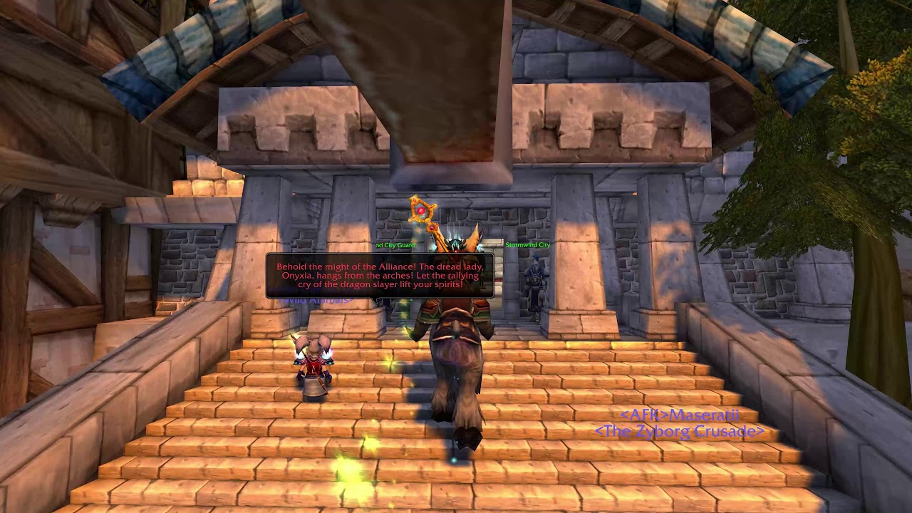How to properly enter the Stormwind Bank - YouTube