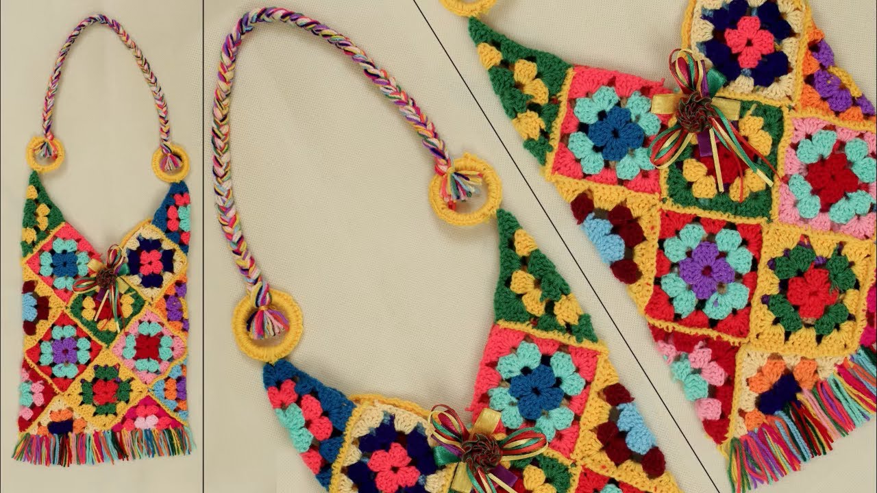 WOW !! CROCHET Handbag Purse || Woolen Handbag Making at Home ...