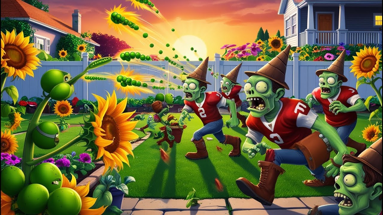 Botanical Corner: Keeping Zombies at Bay || Plants vs Zombie 2 Pvz ...