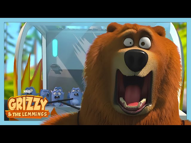FAST CAR! 🚘😮| Grizzy & The Lemmings | WildBrain Kids - Videos For Kids