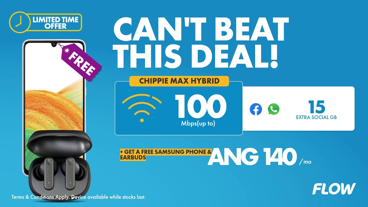 Flow Curacao- Free Smartphone & Earbuds - YouTube