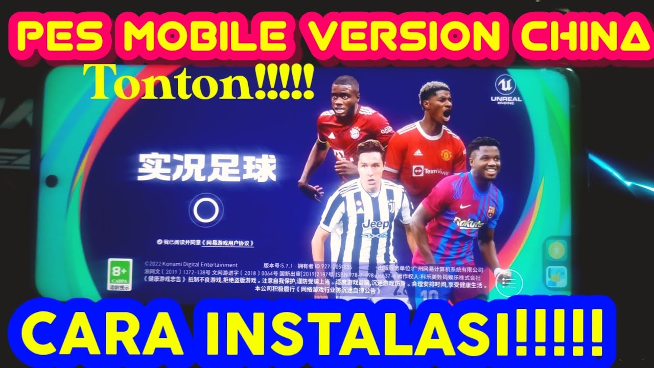 Cara instalasi pes china || Cara Download Pes 2021 mobile China. - YouTube