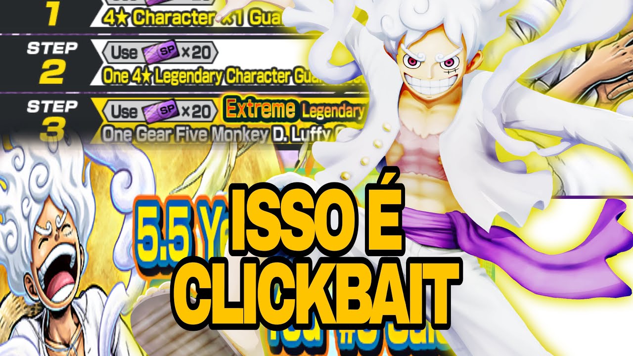 LUFFY GEAR 5 VOLTOU NO ONE PIECE BOUNTY RUSH | GASTAR OU NÃO GASTAR - YouTube
