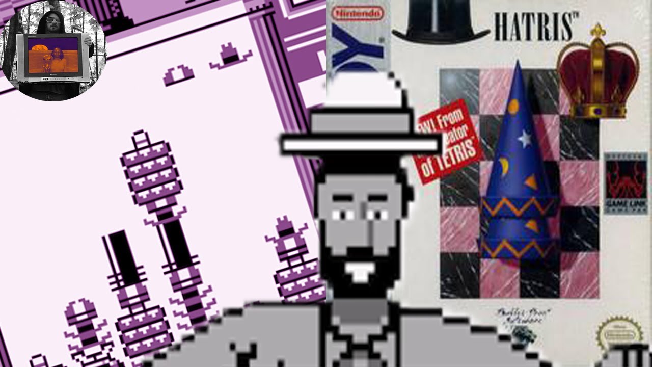 Hatris (1990/GameBoy)[ENG/JAP] GAMEPLAY ハットリス #puzzlegame # ...