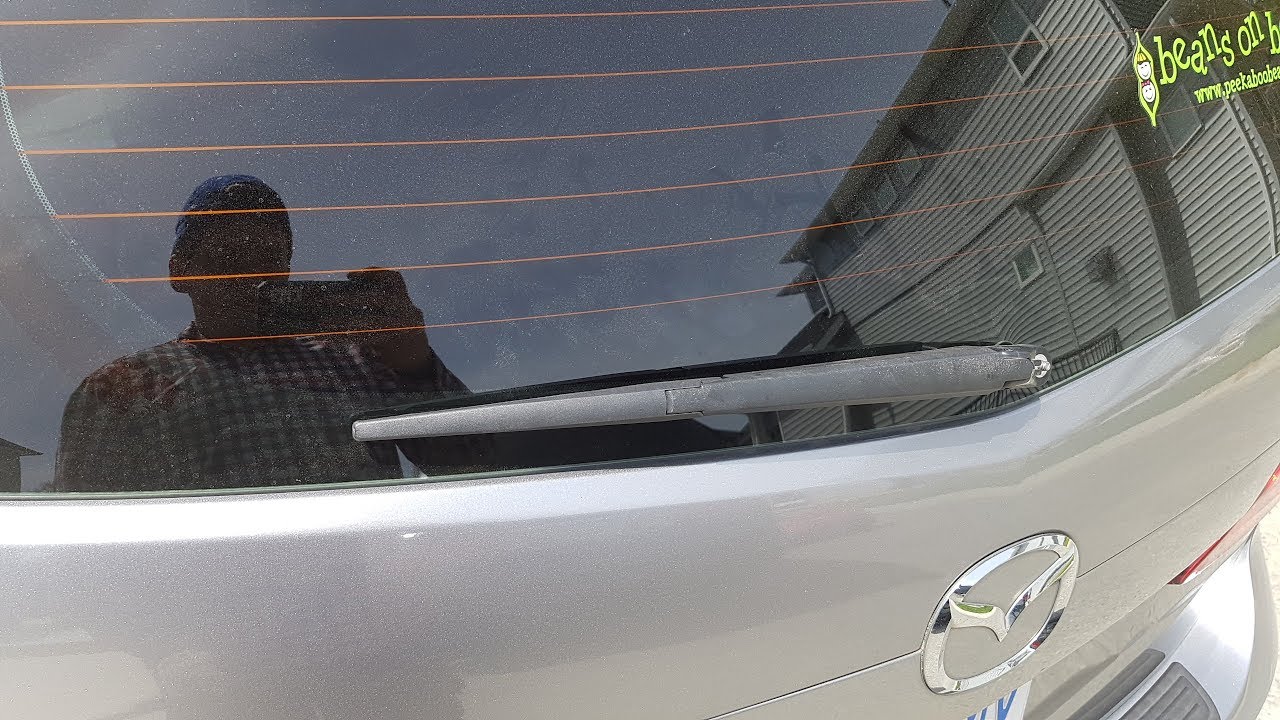 2012 Mazda 5 Rear Wiper blade replacement - YouTube