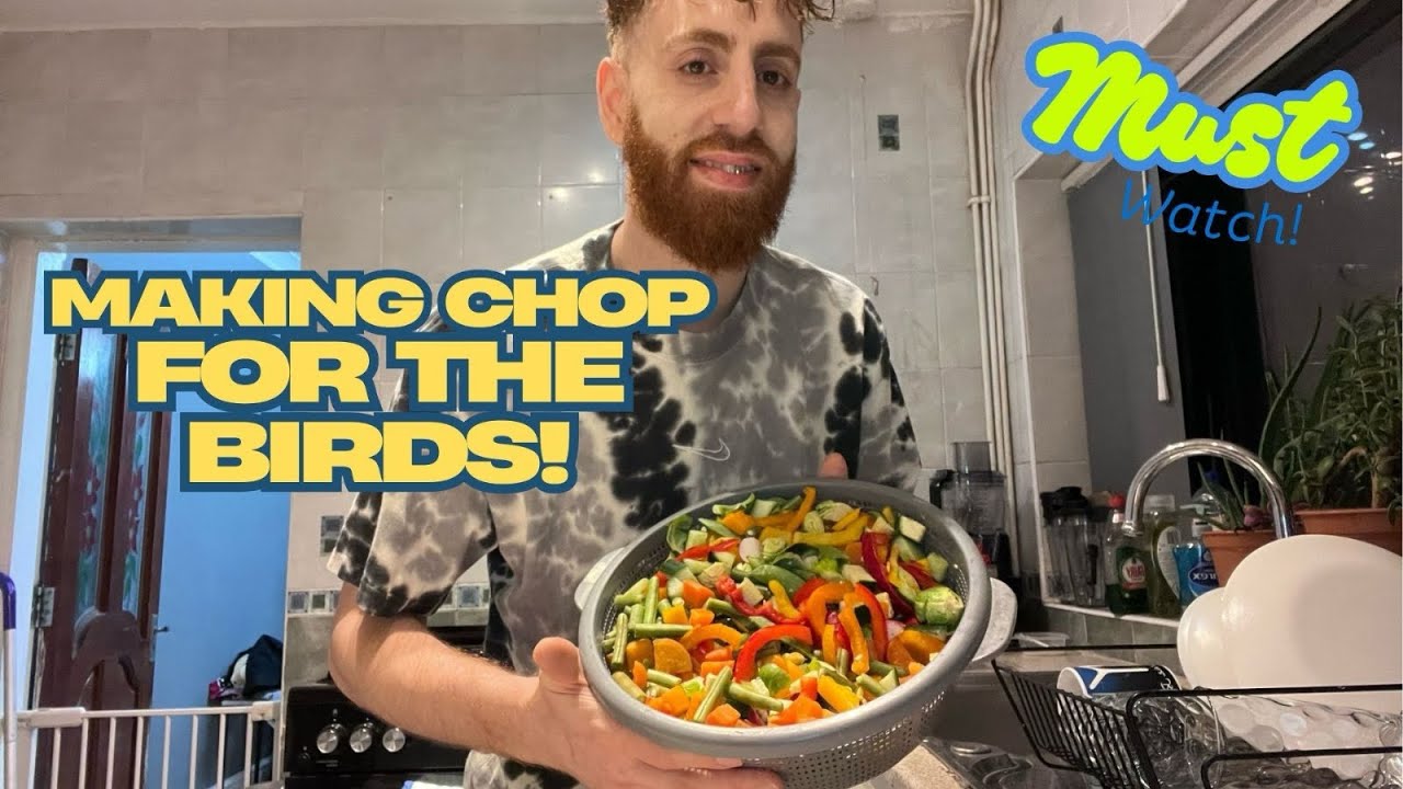 Parrot Feast! Making the Ultimate Fresh Chop for Happy Birds! - YouTube