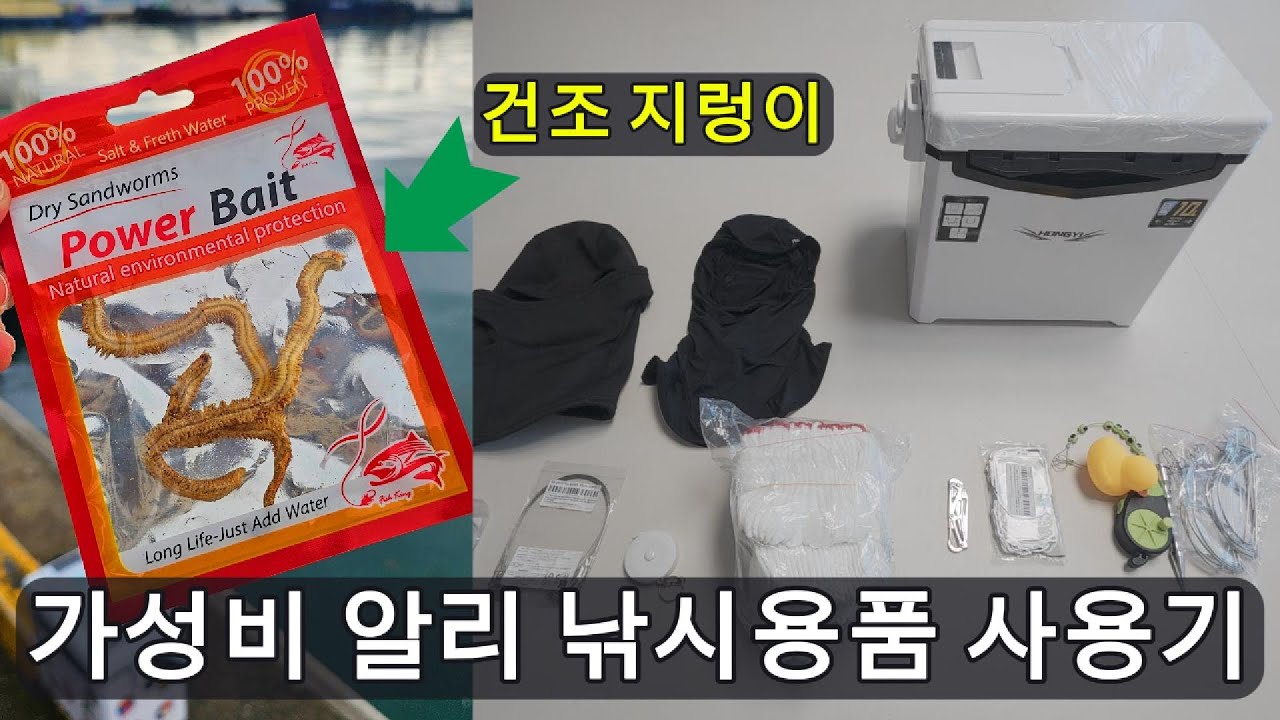극강의 가성비 알리 낚시용품 사용기(내돈내산) | 한입의 바다 - YouTube