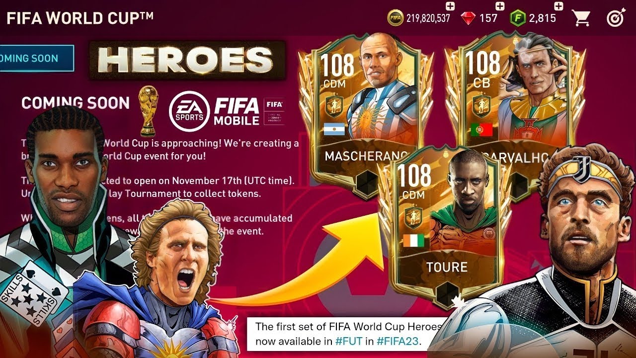 NEW 108OVR ICON LEAKS!!!!! | WORLD CUP EVENT | FIFA MOBILE 22 - YouTube