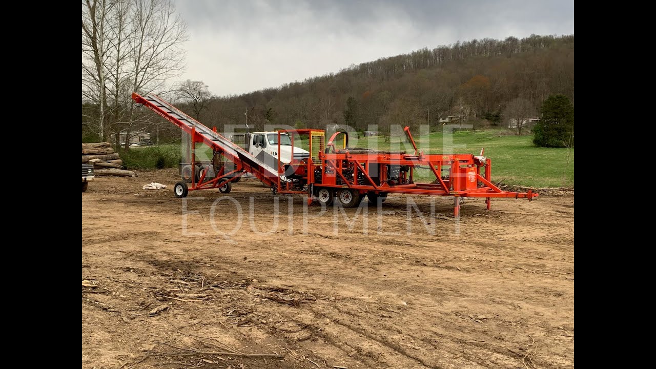 Blockbuster 22-22 Firewood Processor with 30' Conveyor - YouTube