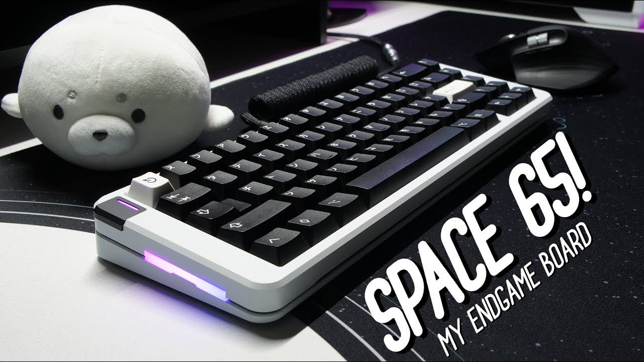 Creamy, Clacky & Poppy Space 65 R3 w/ KTT Roses! MY DREAM KEYBOARD ...