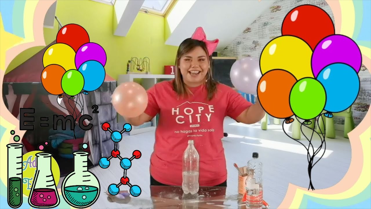 INFLANDO GLOBOS SIN AIRE! - Experimentos con Adry y Epoh - YouTube