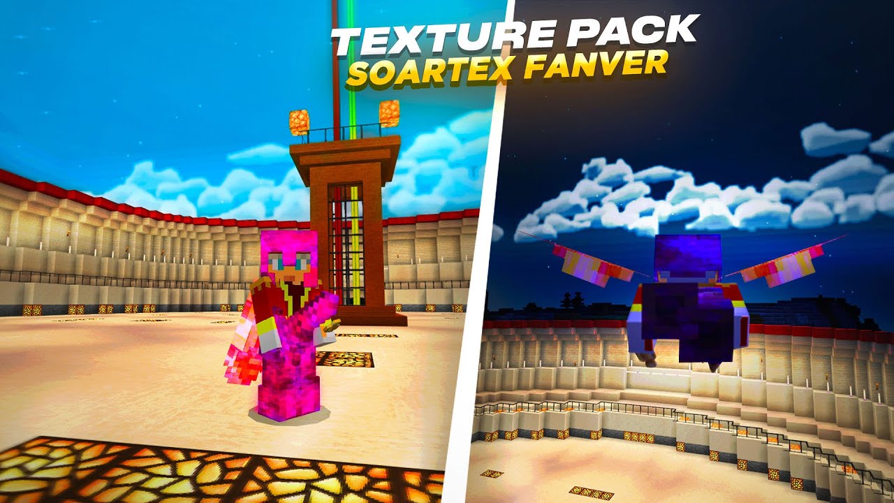 Soartex Fanver Texture Pack para minecraft Bedrock Edición y PE - YouTube