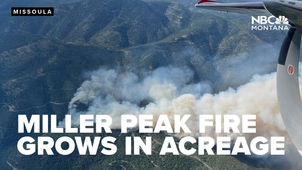 Westerly winds, hot, dry conditions expected at Miller Peak Fire - YouTube
