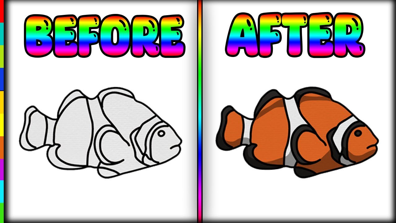 Belajar Menggambar Finding Nemo #17 - YouTube