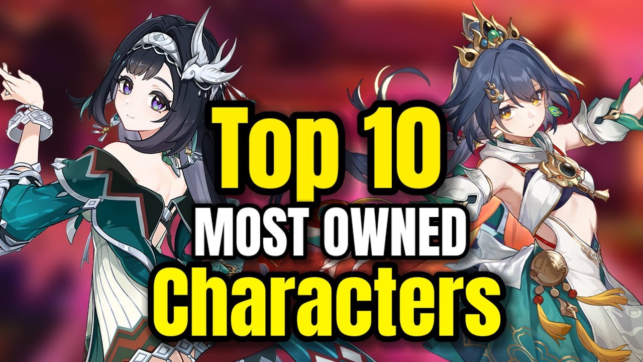 10 most owned characters Genshin Impact - YouTube