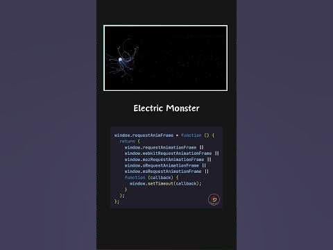 Electric monster #coding #shortvideo #codinglover #webdesign #bts #html #coder #cssanimation ...
