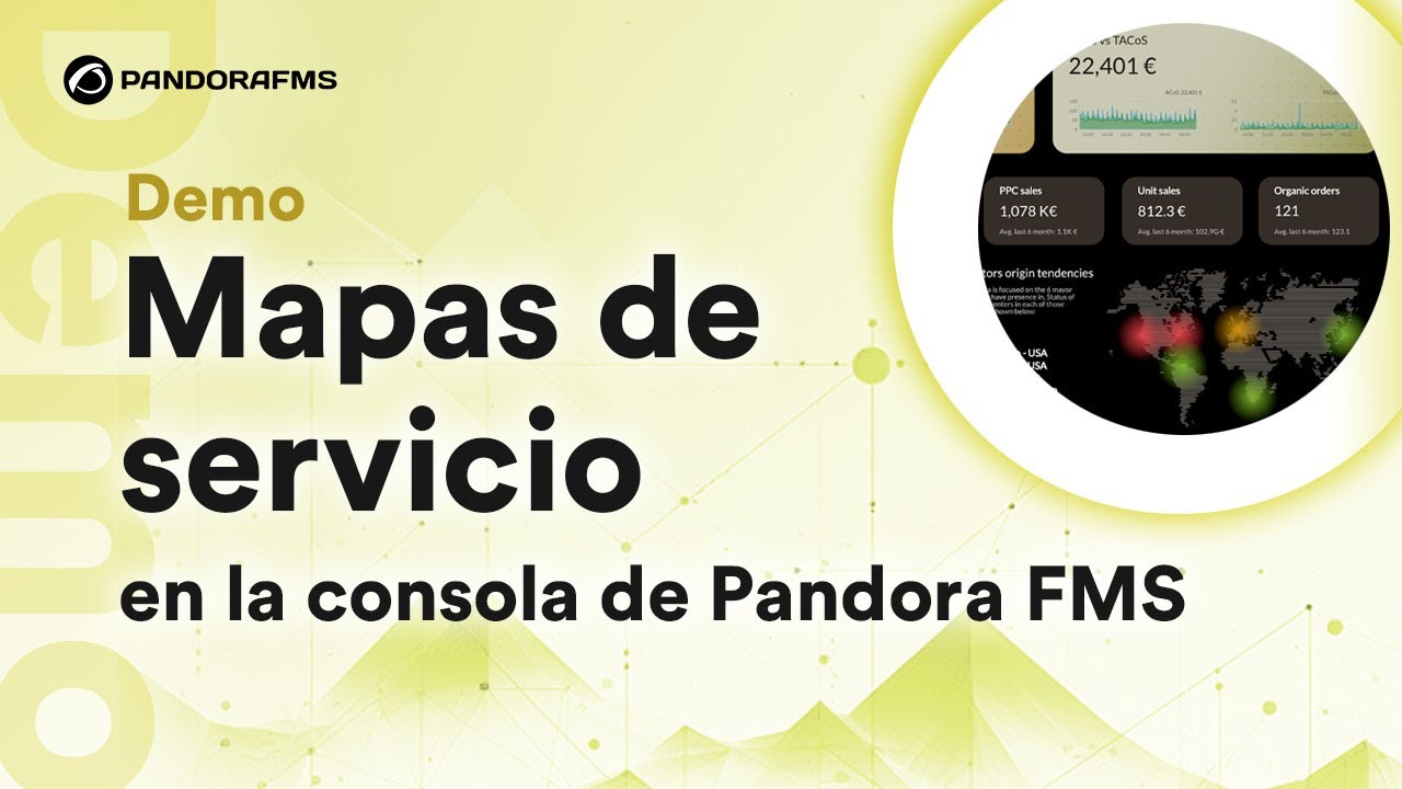 Descubre los Mapas de servicios en la consola de Pandora FMS - YouTube