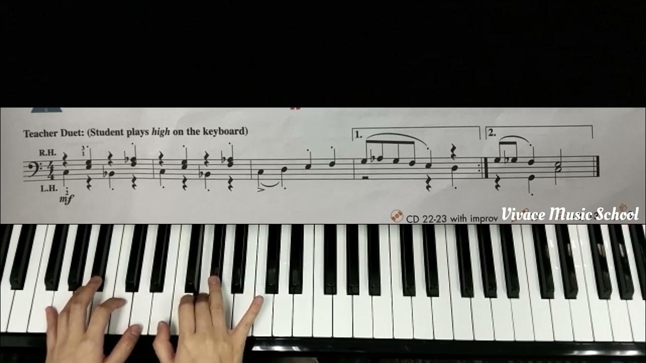 Piano Adventures Primer Level Lesson Book Pg 29 (Men from Mars ...