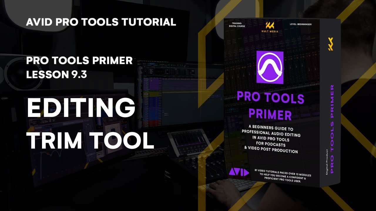 Pro Tools Primer: Lesson 9.3 - Mastering Editing with the Trim Tool ...