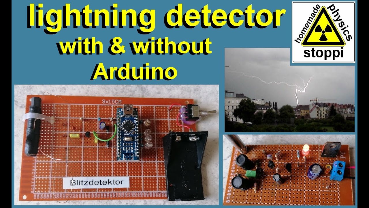 Simple lightning detector with/without Arduino - Blitzdetektor mit/ohne ...