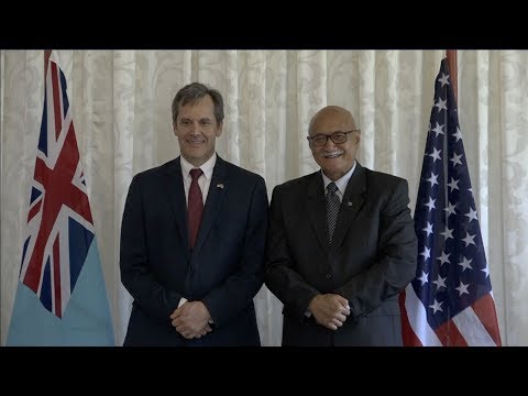 Fijian President receives credentials from the Resident Ambassador of ...