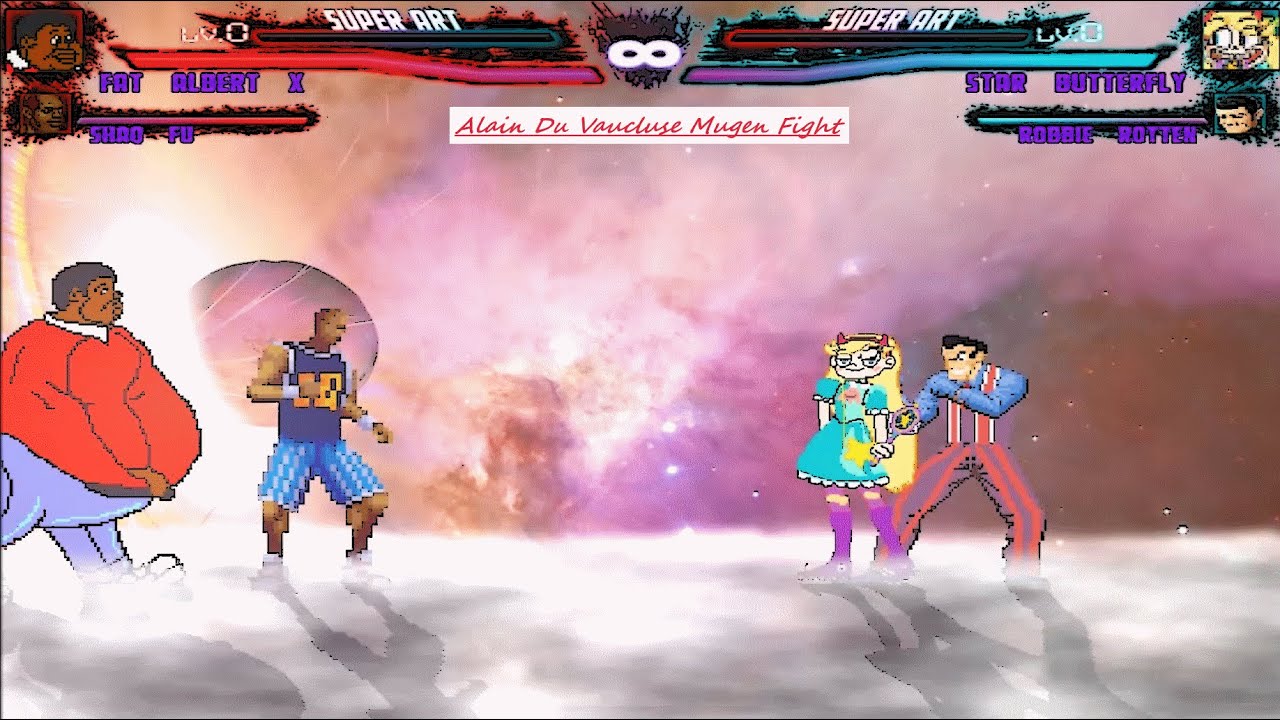 Mugen : Fat Albert X & Shaq Fu Vs Star Butterfly & Robbie Rotten ...