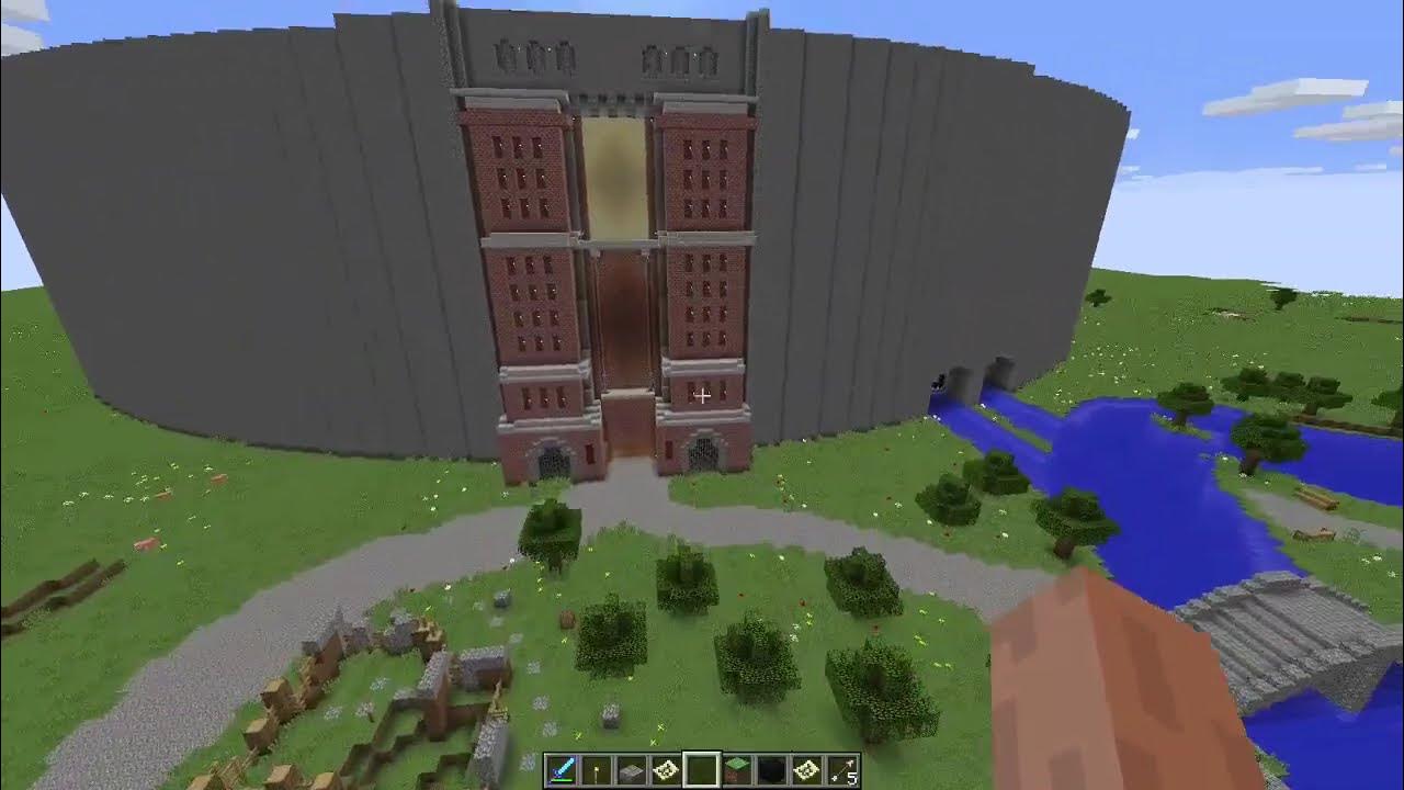 Attack On Titan MAP in Minecraft... - YouTube