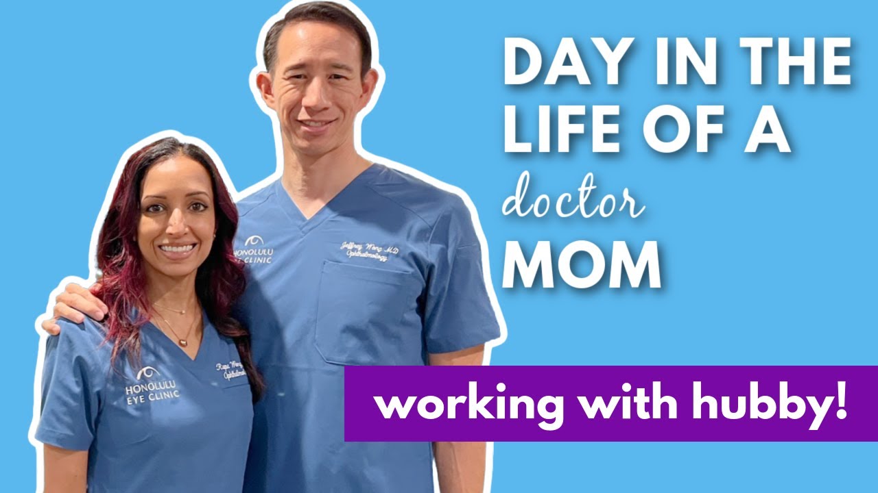 Day in the Life of A Doctor Mom: Working With Hubby - YouTube