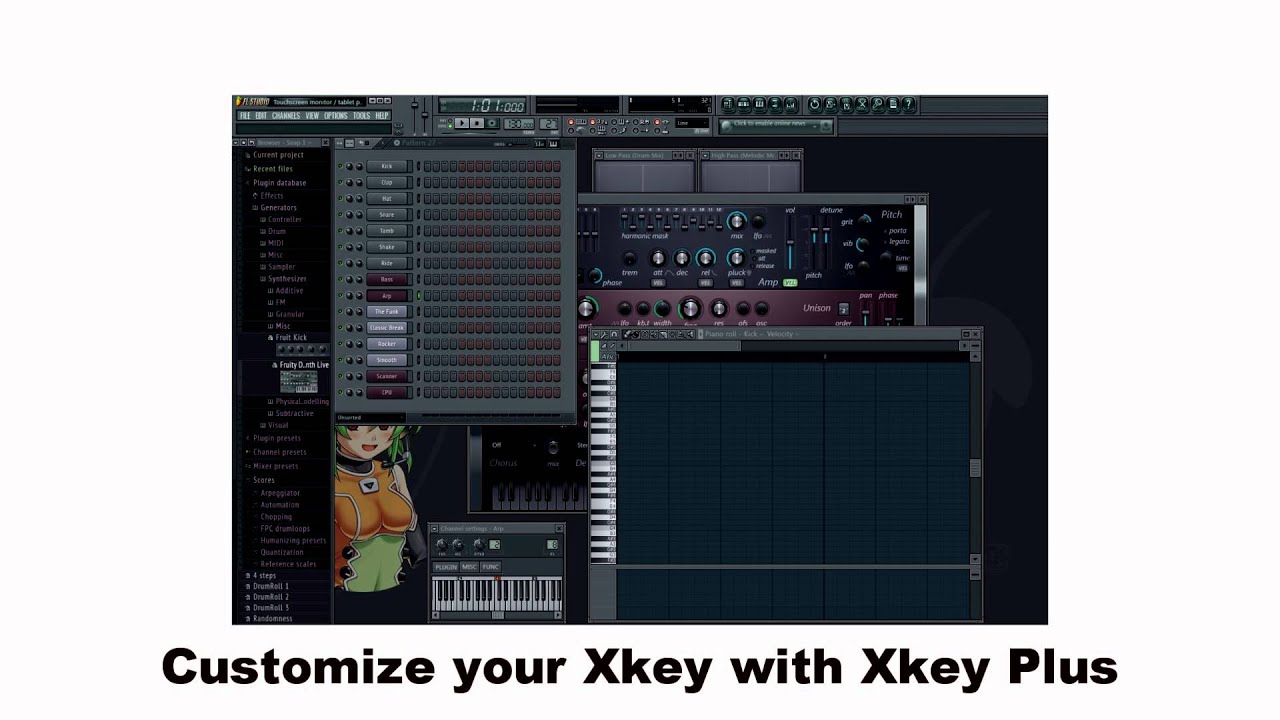 CME Xkey Midi keyboard-- Born for mobile music - YouTube
