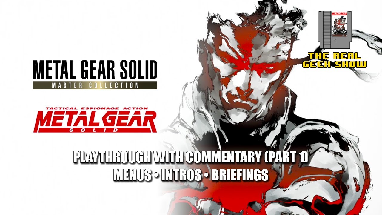 Metal Gear Solid: Master Collection Vol. 1 (Part 1) MGS Menus, Intros ...
