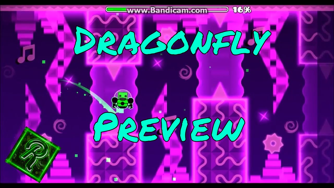 Preview of my new level Dragonfly [geometry dash] - YouTube