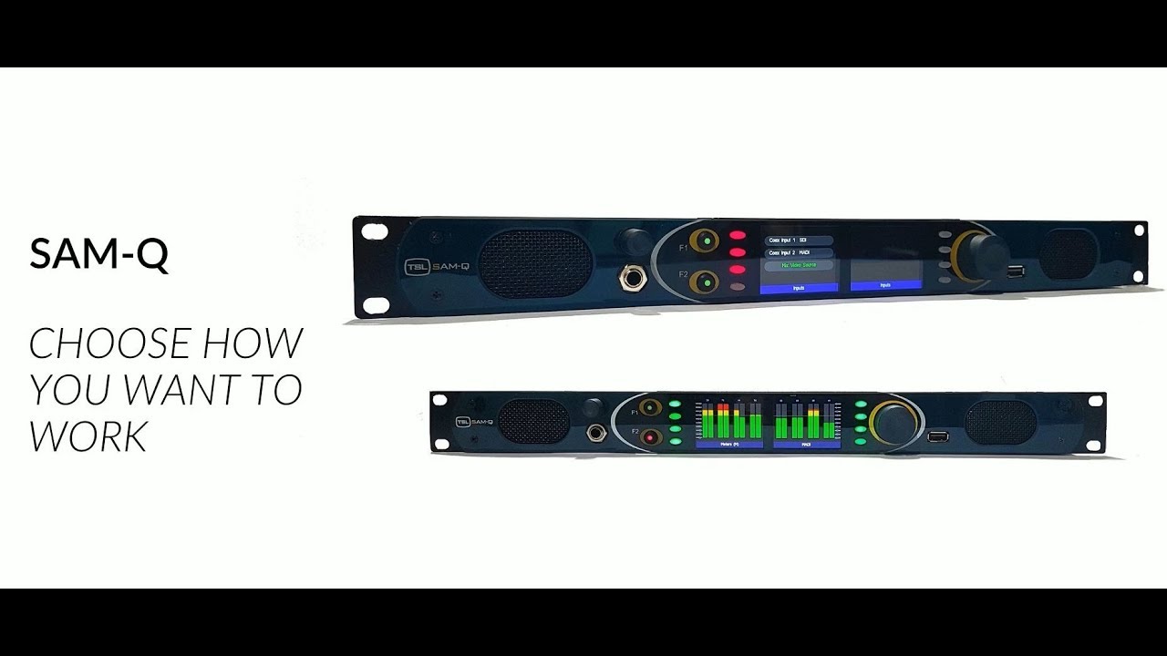 SAM-Q Audio Monitor - CHOOSE HOW YOU WANT TO WORK - YouTube
