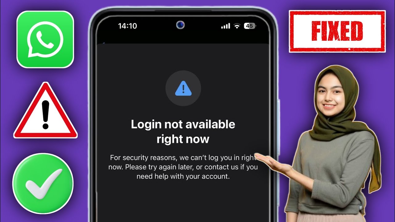 Cara Memperbaiki Masalah Login WhatsApp Tidak Tersedia Saat Ini | Login ...