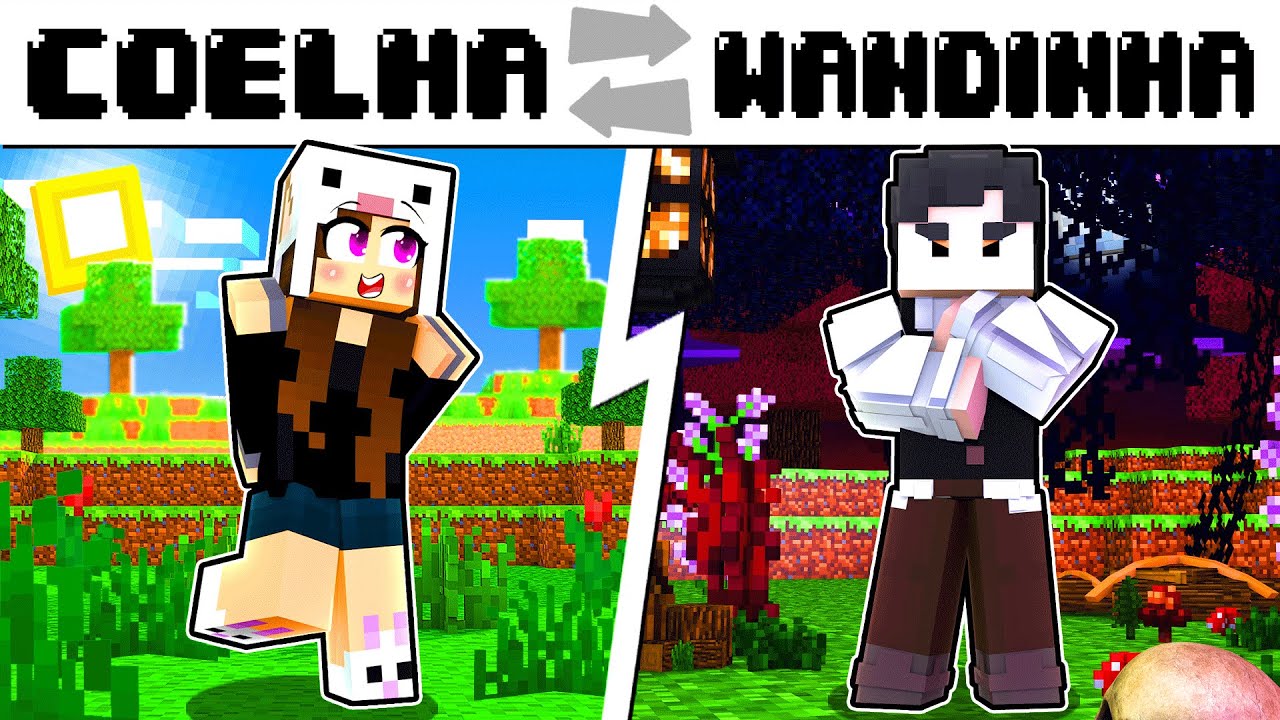 Coelha Virou Wandinha No Minecraft Youtube
