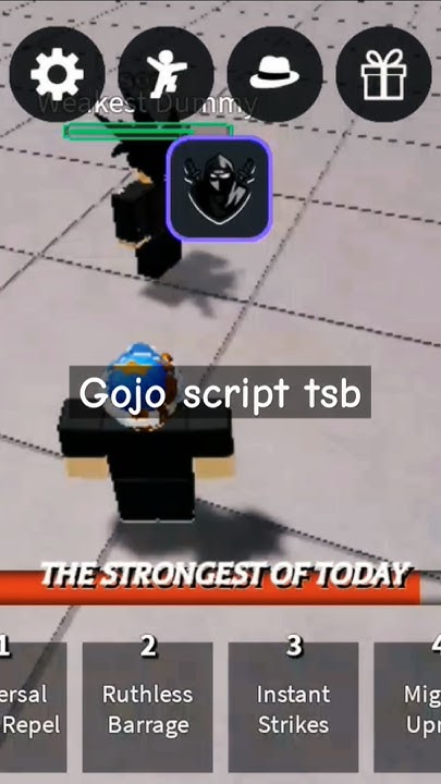 Gojo script in tsbg - YouTube