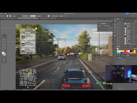 Hifi HUD & Main Menu Design in Illustrator // Game UX/UI - YouTube